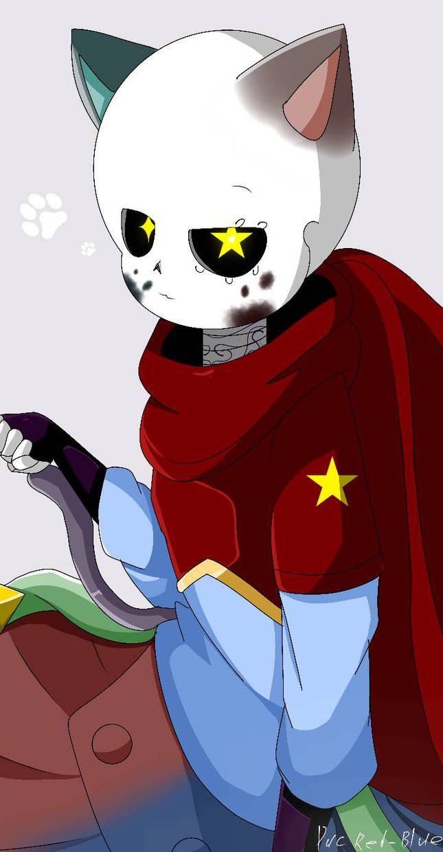 Relu Ink Sans Cat By Ducred Blue On Deviantart