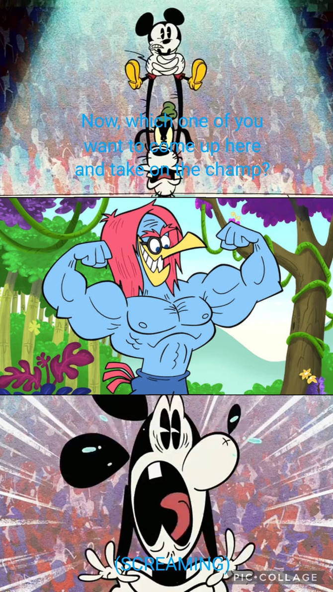 Bird Brain Got To Facing Mickey Mouse By Taffy2003 On Deviantart