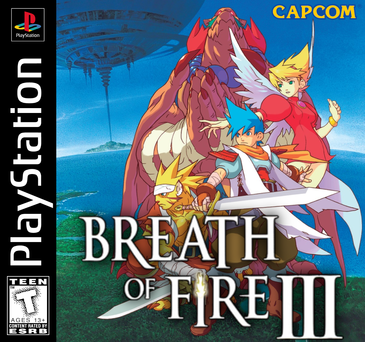 Breath Of Fire Iii Alternate Us Cover Art By Bleuvii On Deviantart