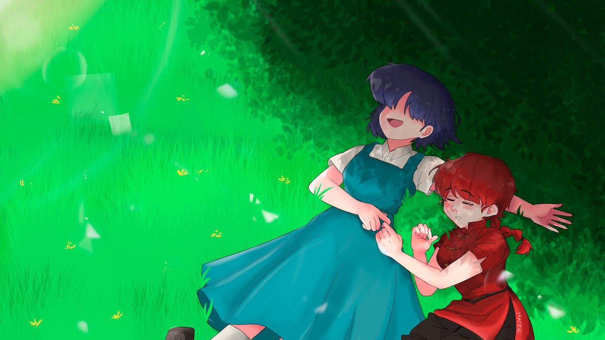 Ranma And Akane Summer Wallpaper Happy Rankaneday By Haiziri On Deviantart