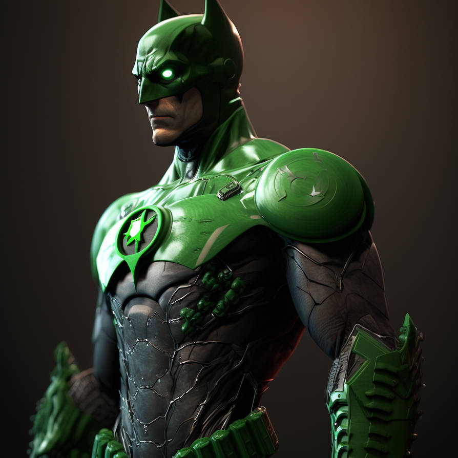 Batman Green Lantern Suit By Classicmovielover62 On Deviantart