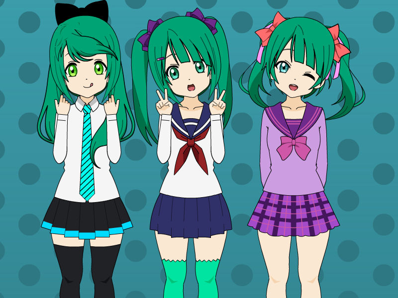 Saki Miyus Little Sisters Hoshi Haruna And Haru By Wyllind On Deviantart