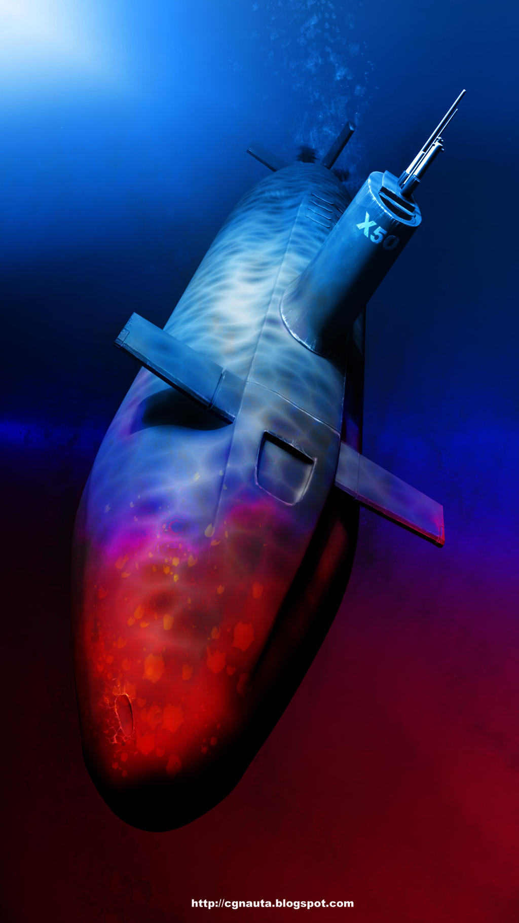 Nuclear Submarine: Blender 3d by cgnauta on DeviantArt