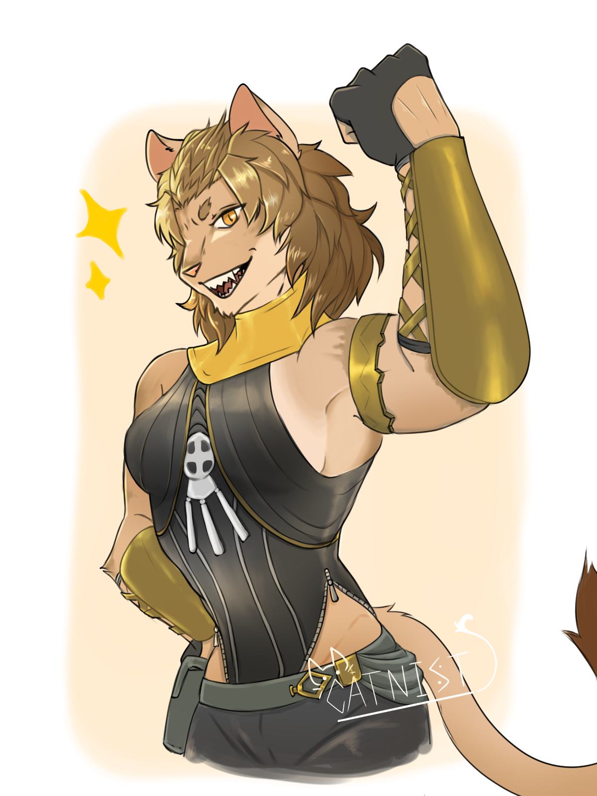 Female Hrothgar Final Fantasy Xiv By Catnistm On Deviantart