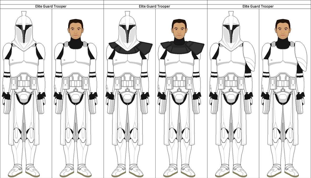 Elite Guard Trooper by shadowwolfclonect on DeviantArt Elite Guard Trooper by shadowwolfclonect on DeviantArt