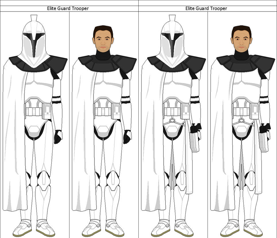 Elite Guard Trooper by shadowwolfclonect on DeviantArt Elite Guard Trooper by shadowwolfclonect on DeviantArt