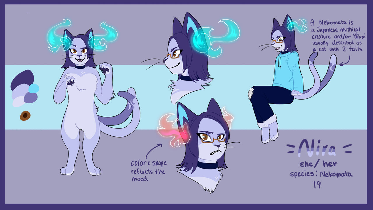 First Sona Reference Sheet Nira By Nira Nekomata On Deviantart