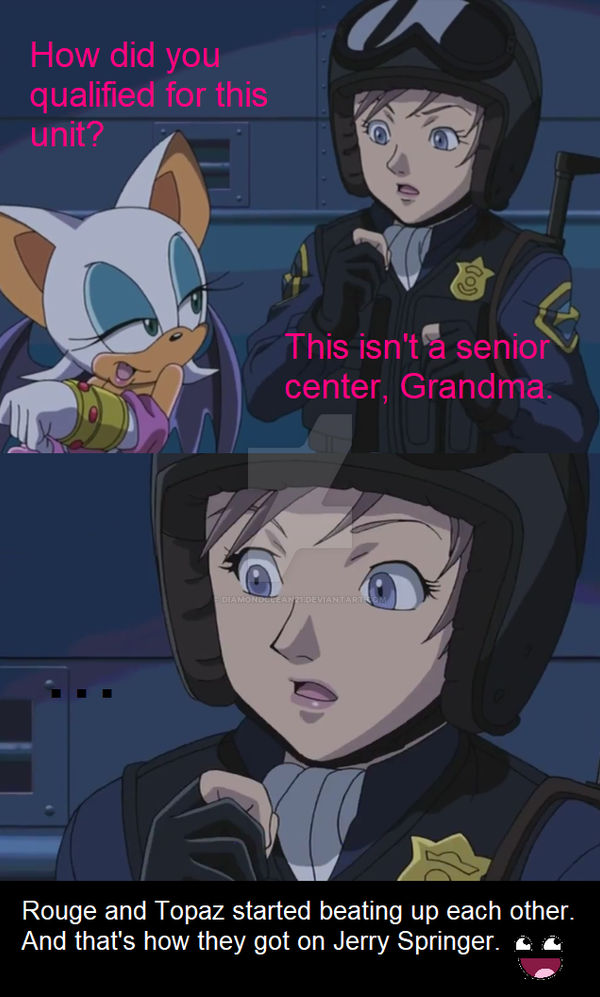 Sonic And Friends Granny Smackdown By Diamondclean21 On Deviantart