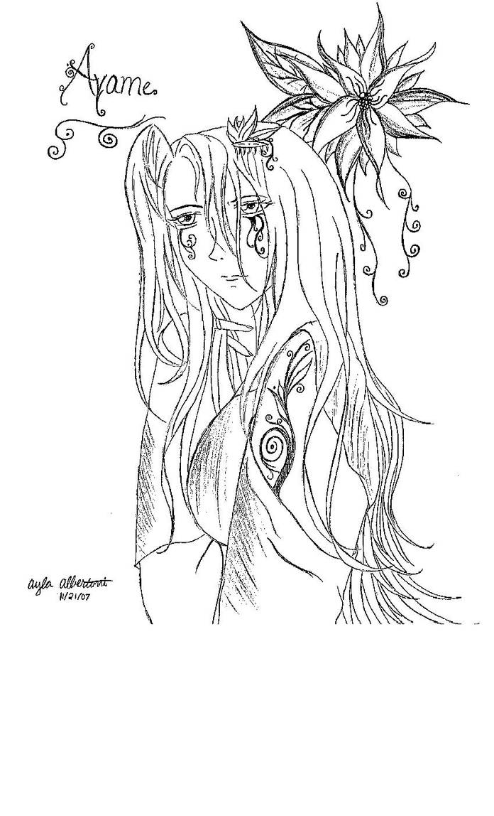 Ayame, Flower Goddess by bleachedout33 on DeviantArt