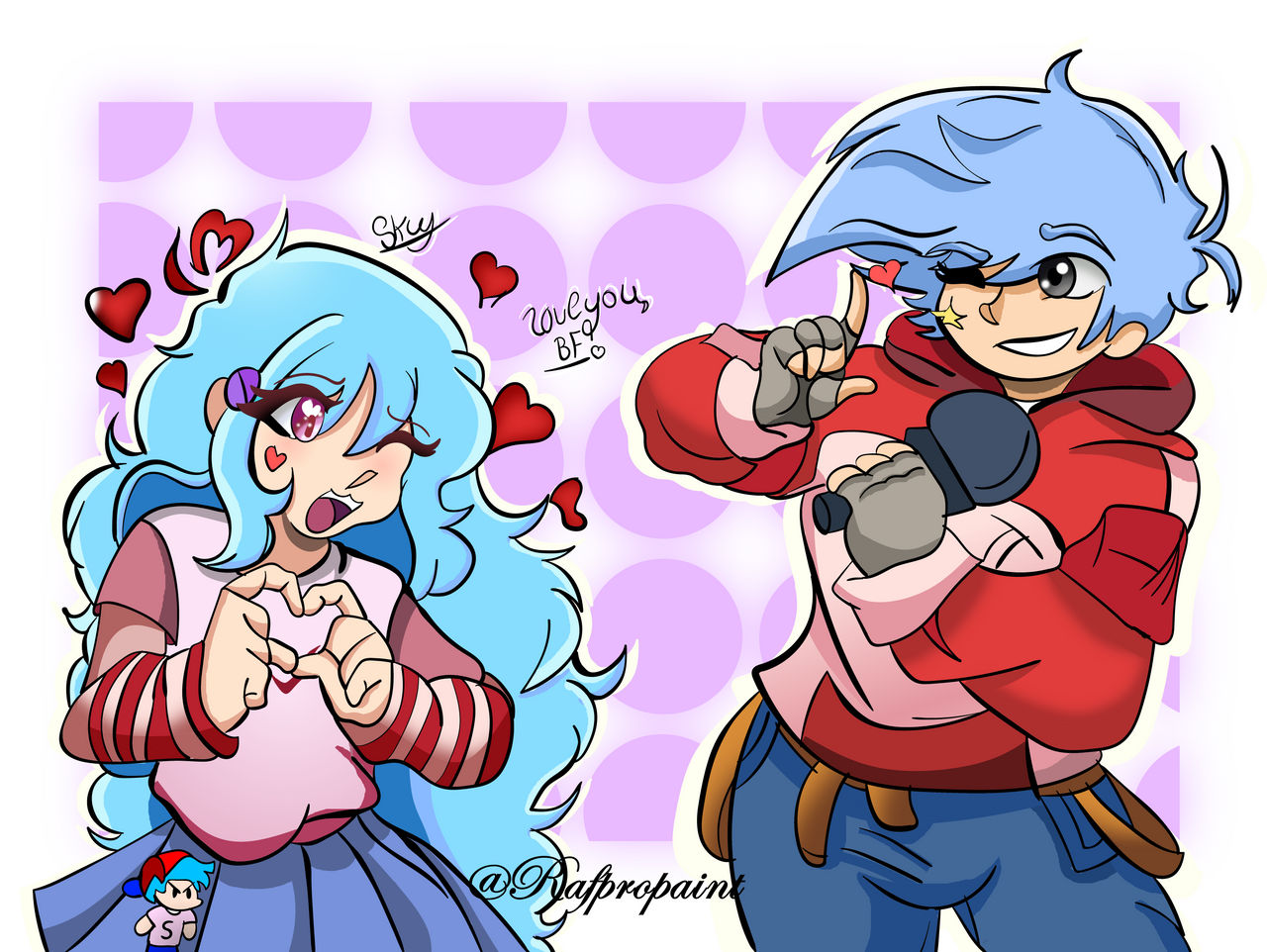 Sky X Bf Fanart Friday Nigth Funkin By Rafprosplayer On Deviantart