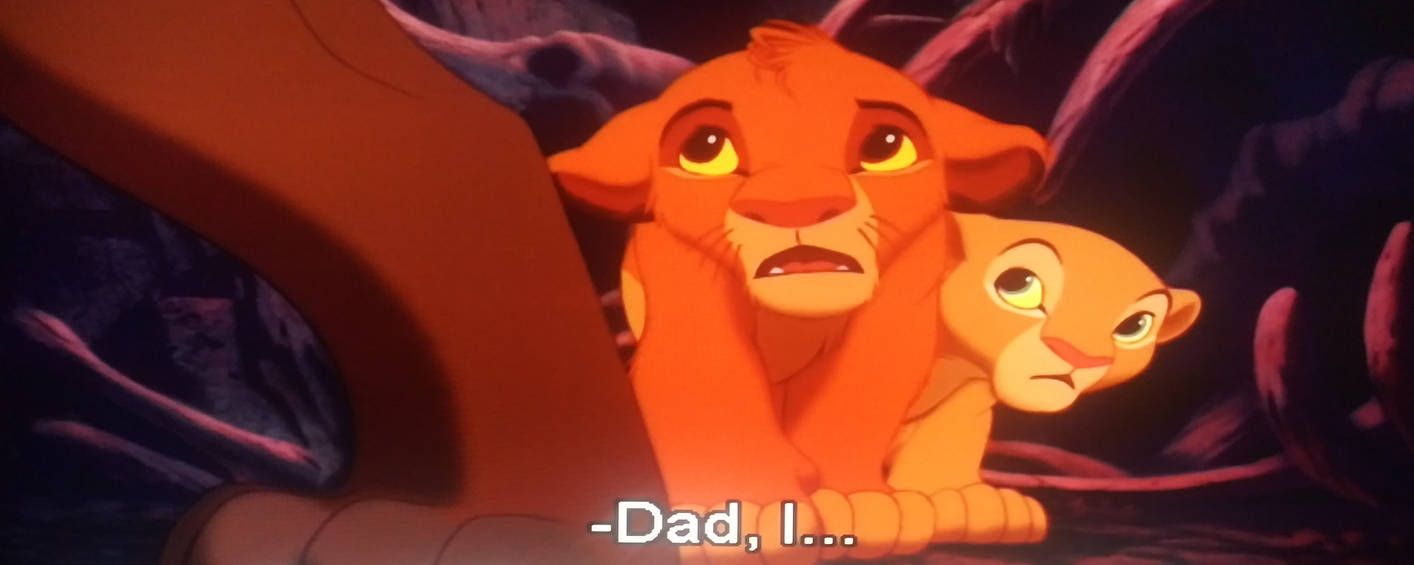 The Lion King 1994 Young Simba Dad I By Tlanethedragon On Deviantart