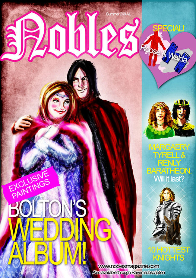 Roose Bolton Walda Frey Magazine Cover by guad on DeviantArt Roose Bolton Walda Frey Magazine Cover by guad on DeviantArt