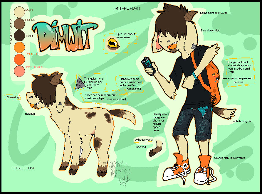 Dimwit Reference Sheet By SpunkyRacoon On DeviantArt dimwit-reference-sheet-by-spunkyracoon-on-deviantart