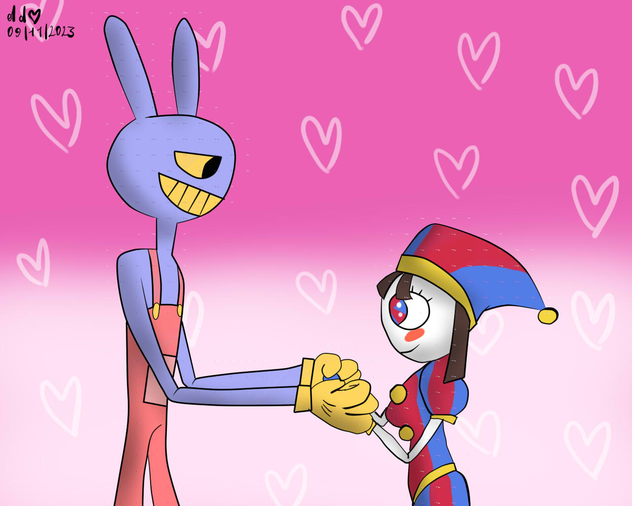 Pomni And Jax Love By Ulyanacat2005 On Deviantart