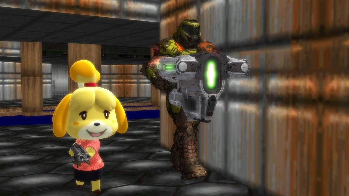Isabelle And Doom Slayer By Lemonface2001 On Deviantart