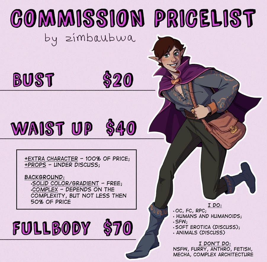 Price List By Zimbaubwa On Deviantart