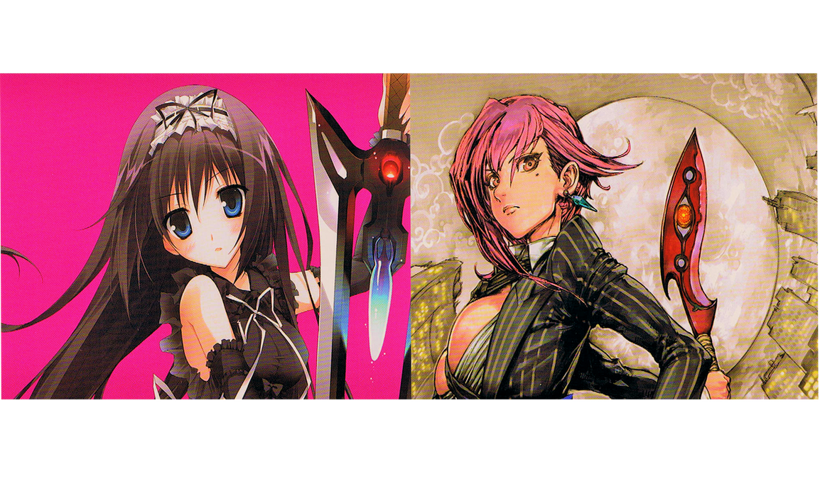 Phantom Breaker Mikoto X Ria Postcard Cropped By Emirarte On Deviantart