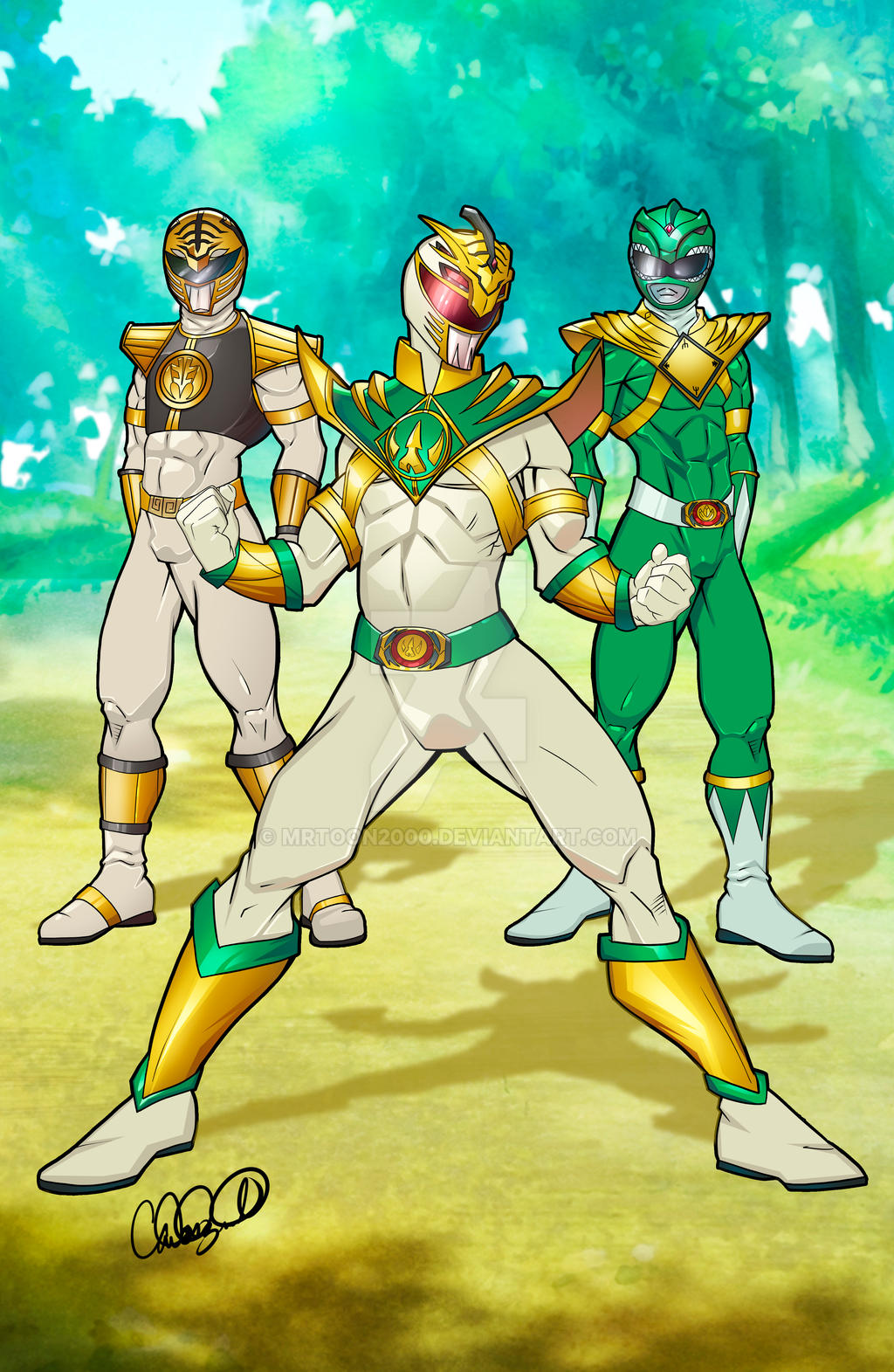Lord Drakkon White And Green Ranger By Mrtoon2000 On Deviantart