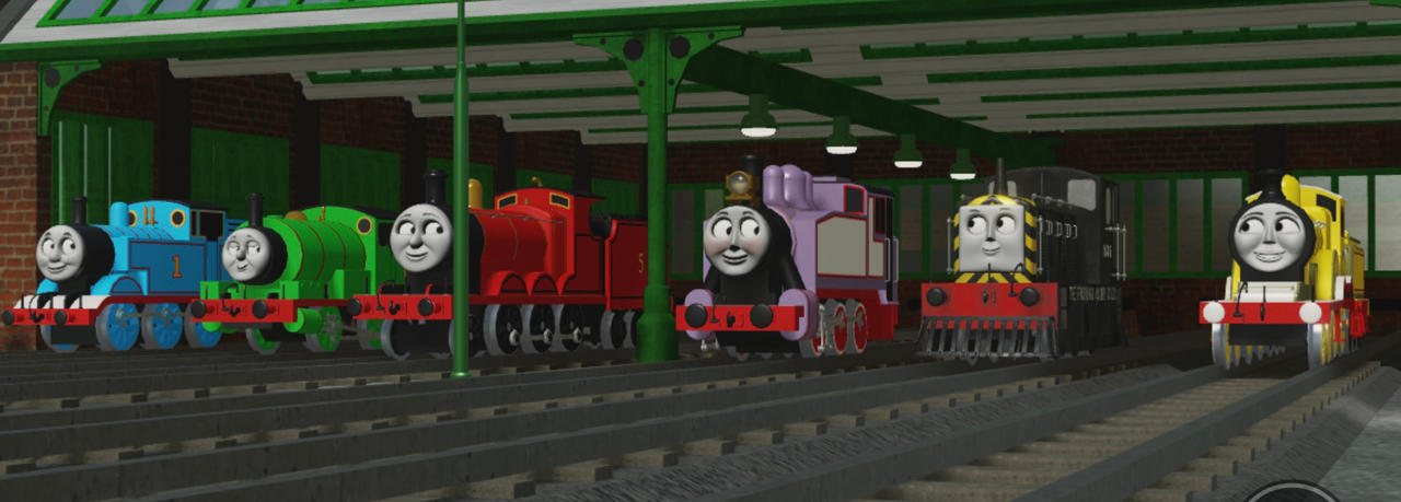 The Sodor Trio And Their Crushes By Zerneygreenengine28 On Deviantart
