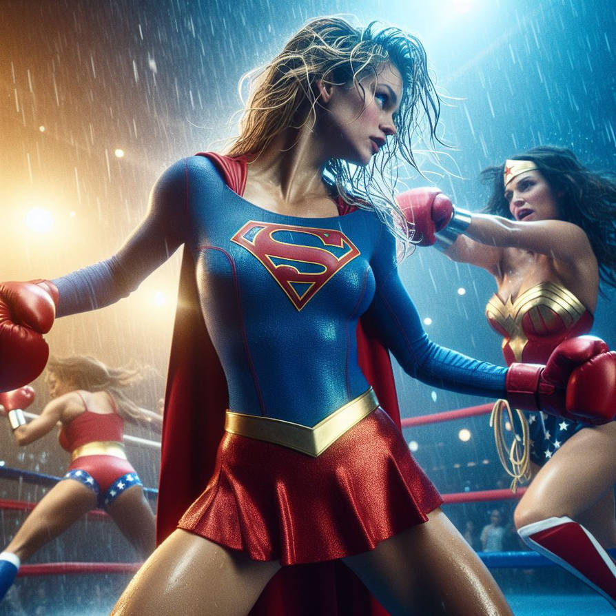Supergirl Boxing By Popooobb On Deviantart