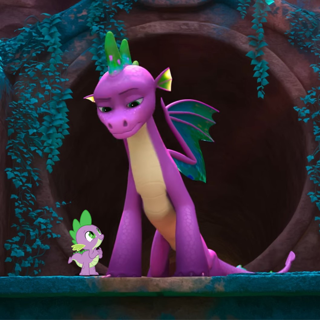 Spike Meets Dragon Lord Spike by 22Tjones on DeviantArt Spike Meets Dragon Lord Spike by 22Tjones on DeviantArt