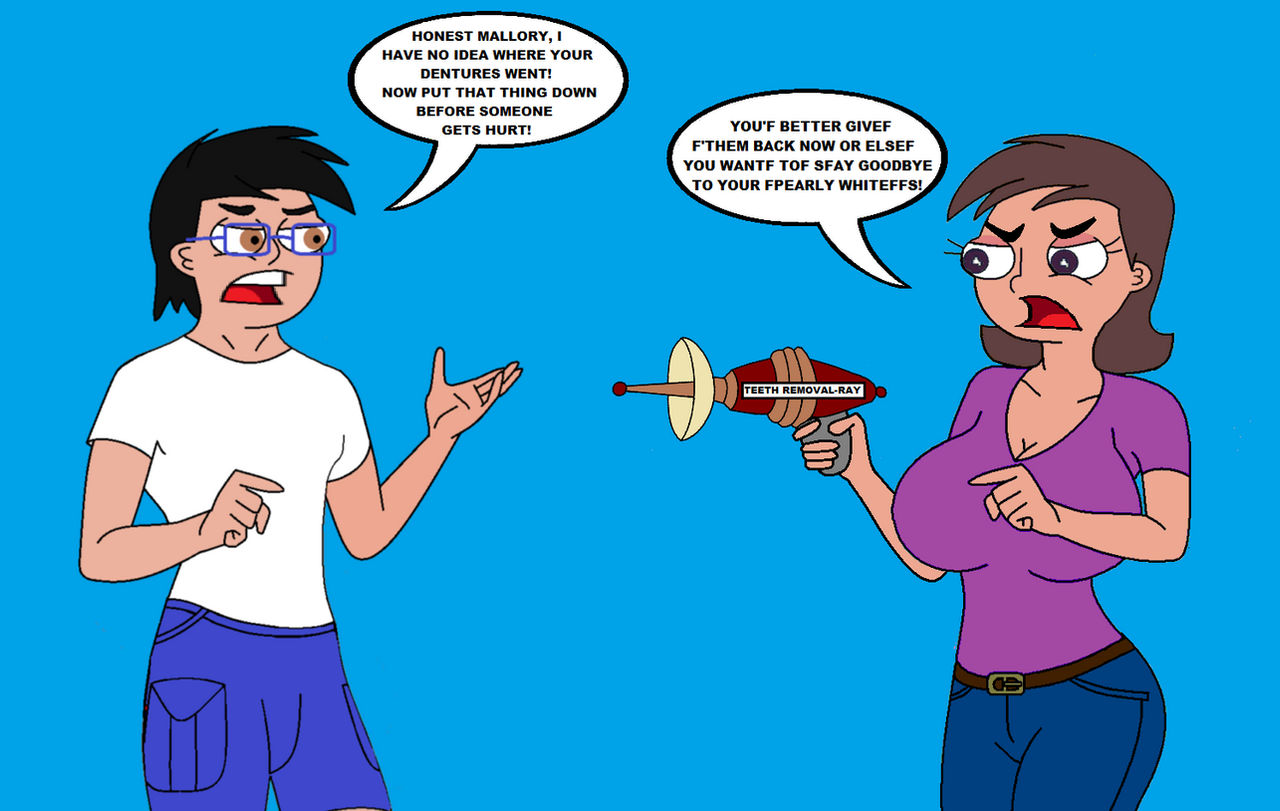 Mallory's Missing Dentures by DentureLover on DeviantArt Mallory's Missing Dentures by DentureLover on DeviantArt