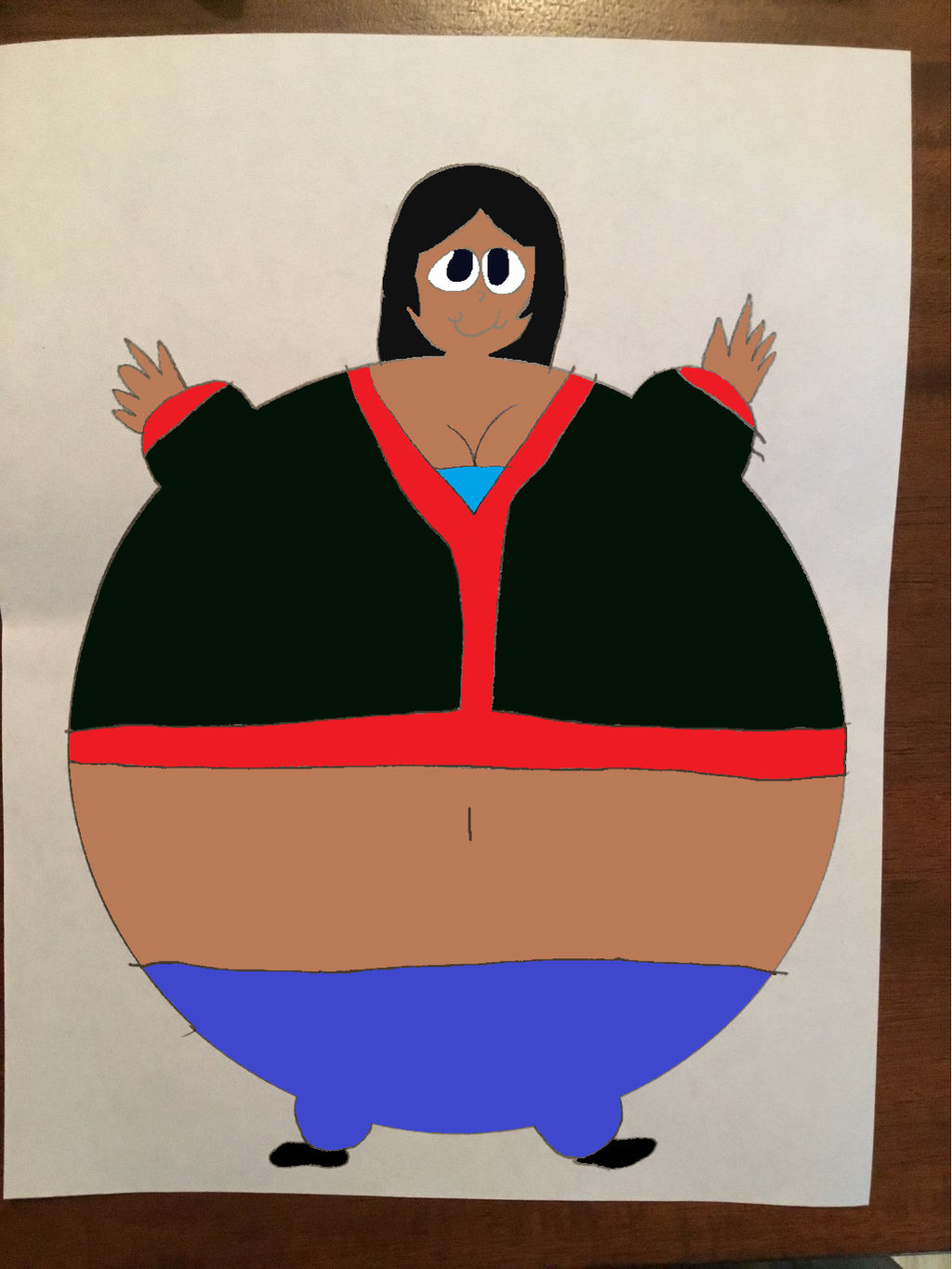 Inflated Jess Colored By Montyclan On Deviantart