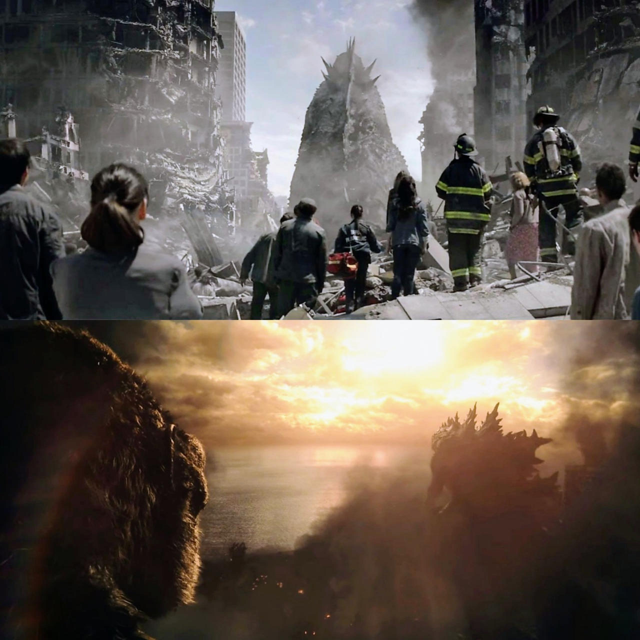 Godzilla (2014) and Godzilla vs. Kong Ending by Ian2024 on DeviantArt Godzilla (2014) and Godzilla vs. Kong Ending by Ian2024 on DeviantArt