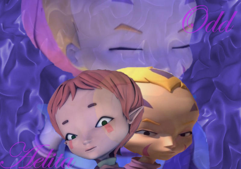 Aelita And Odd By Theflamedemon23 On Deviantart