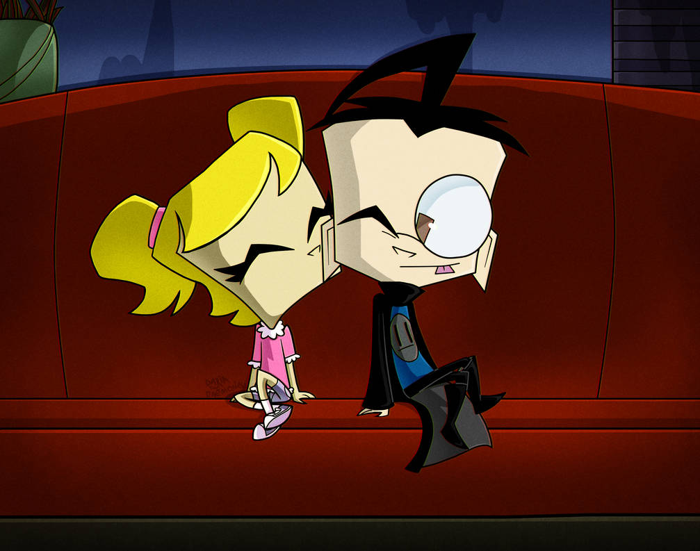 A Friendly Kiss Arttrade With Stargirlshooter By Dariathedaemoness On