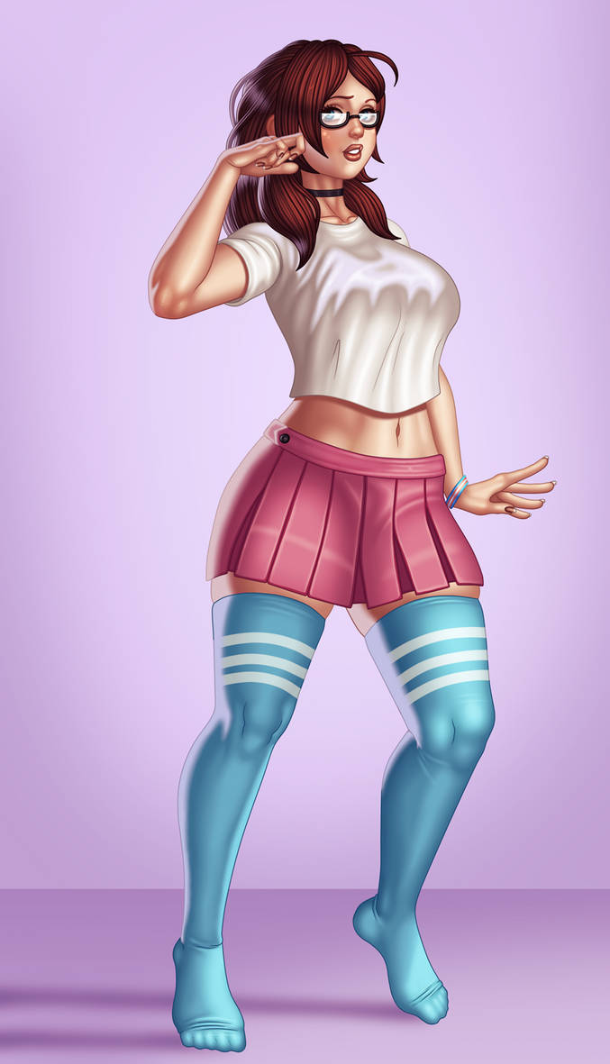 Thigh Highs By Lookitsthemoon On Deviantart