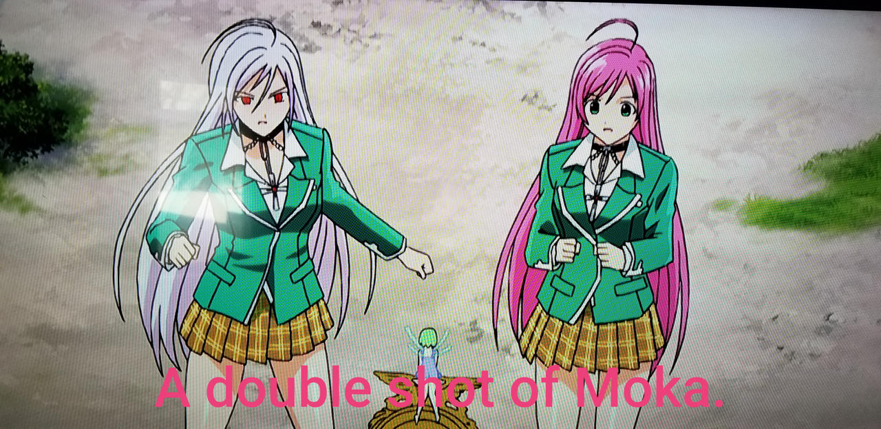 Moka Akashiya Meets Moka Akashiya By Zombiemagnate On Deviantart
