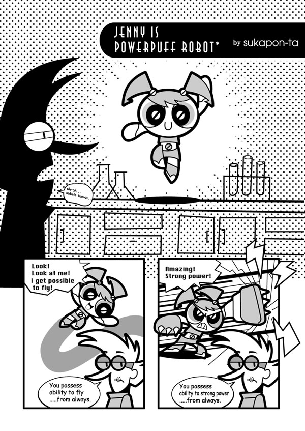 Jenny is Powerpuff Robot p-2 by Sukapon-ta on DeviantArt