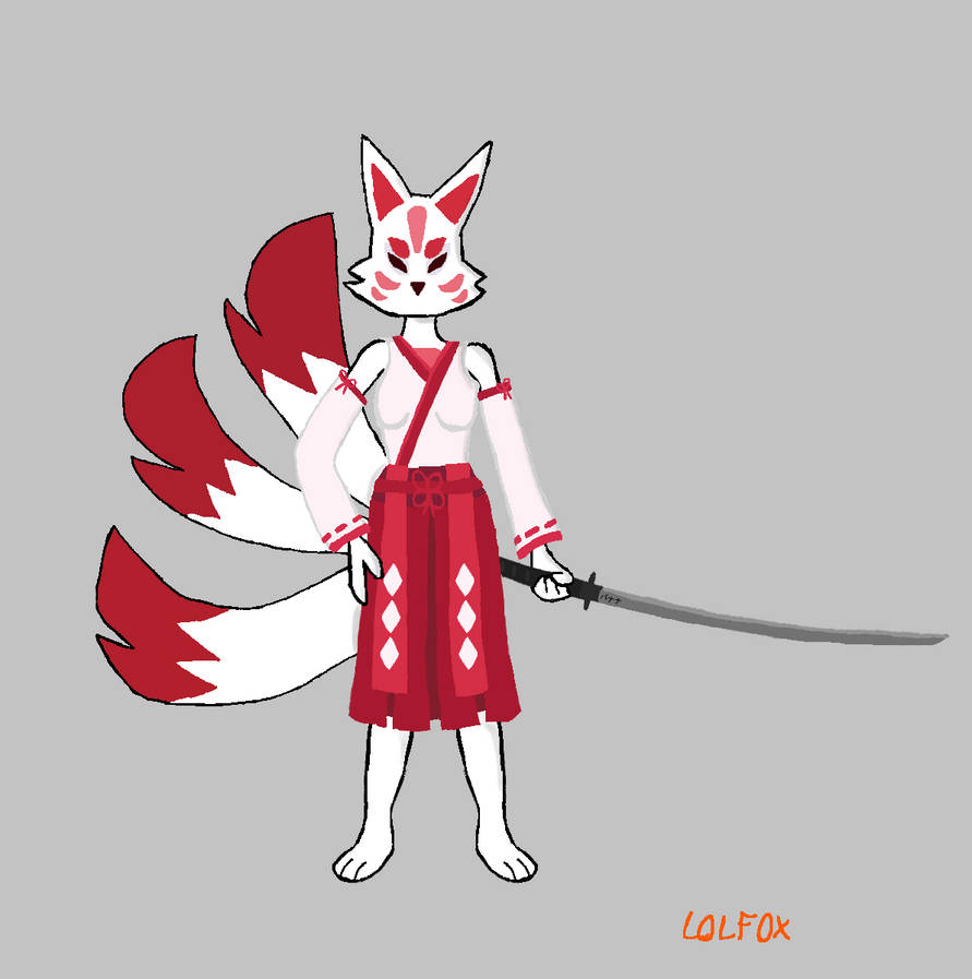 Kitsune Warrior By Lolfox07 On Deviantart