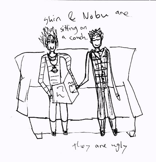 Shin and Nobu by taideteos on DeviantArt