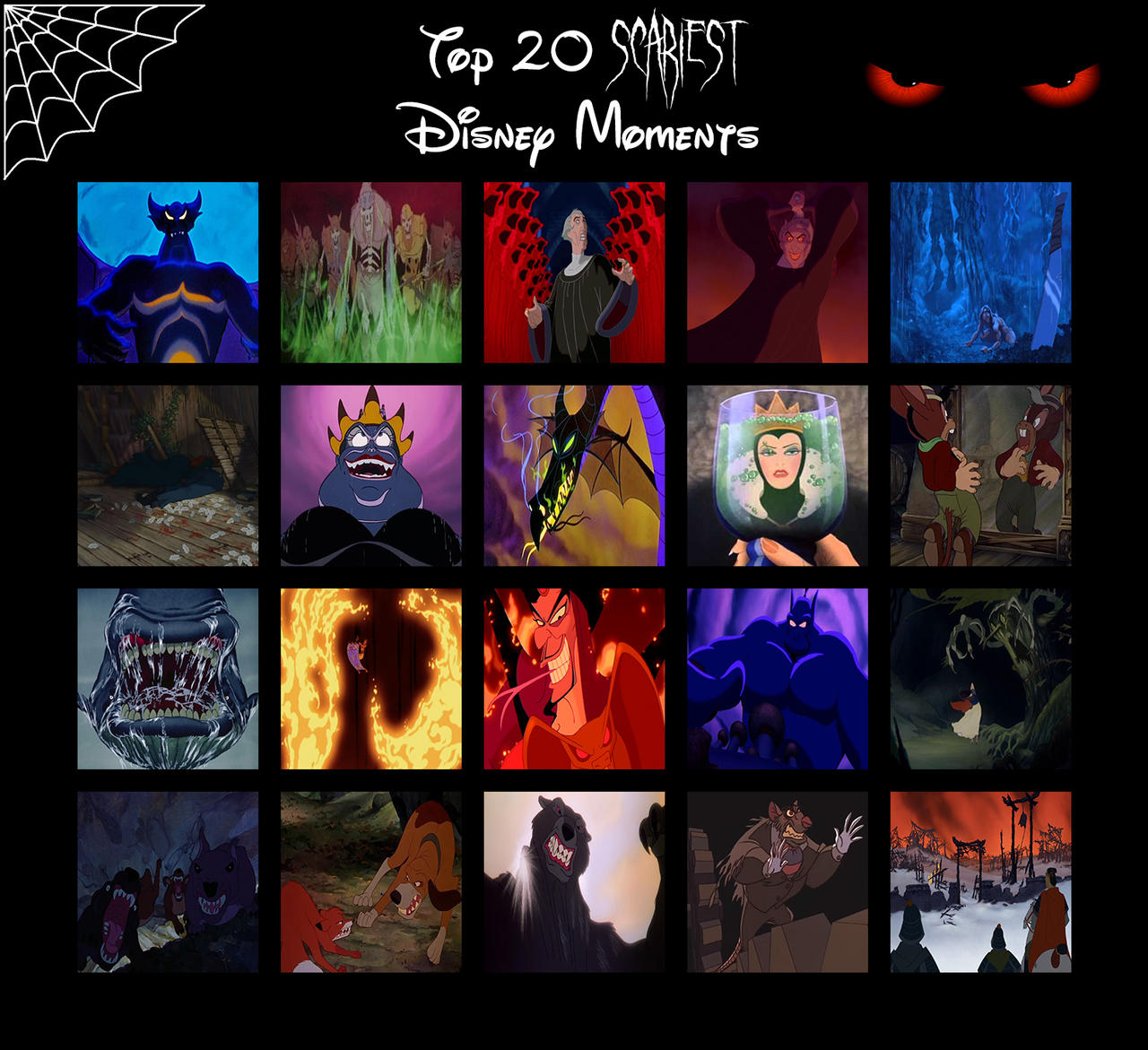 My Top 20 Scariest Disney Moments by unicorn-skydancer08 on DeviantArt My Top 20 Scariest Disney Moments by unicorn-skydancer08 on DeviantArt