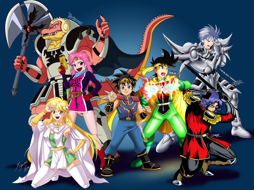 Collab Dragon Quest Dai No Daibouken By Danmakuman On Deviantart
