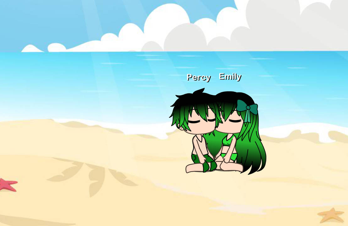 Percy X Emily Kiss In The Beach By Teaganm On Deviantart