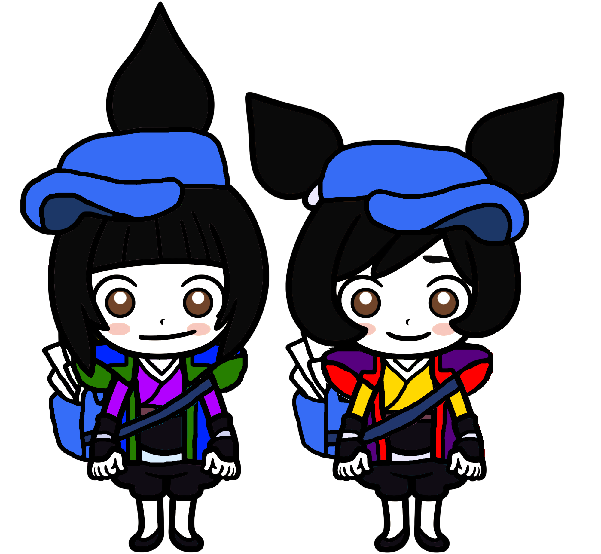 Karate Kat And Karate Ana As Postal Workers By Ruensor On Deviantart