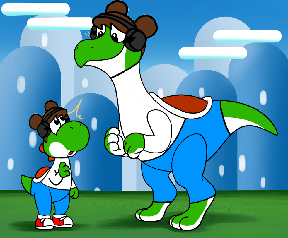 Meeting The Beta Yoshi By Ruensor On Deviantart