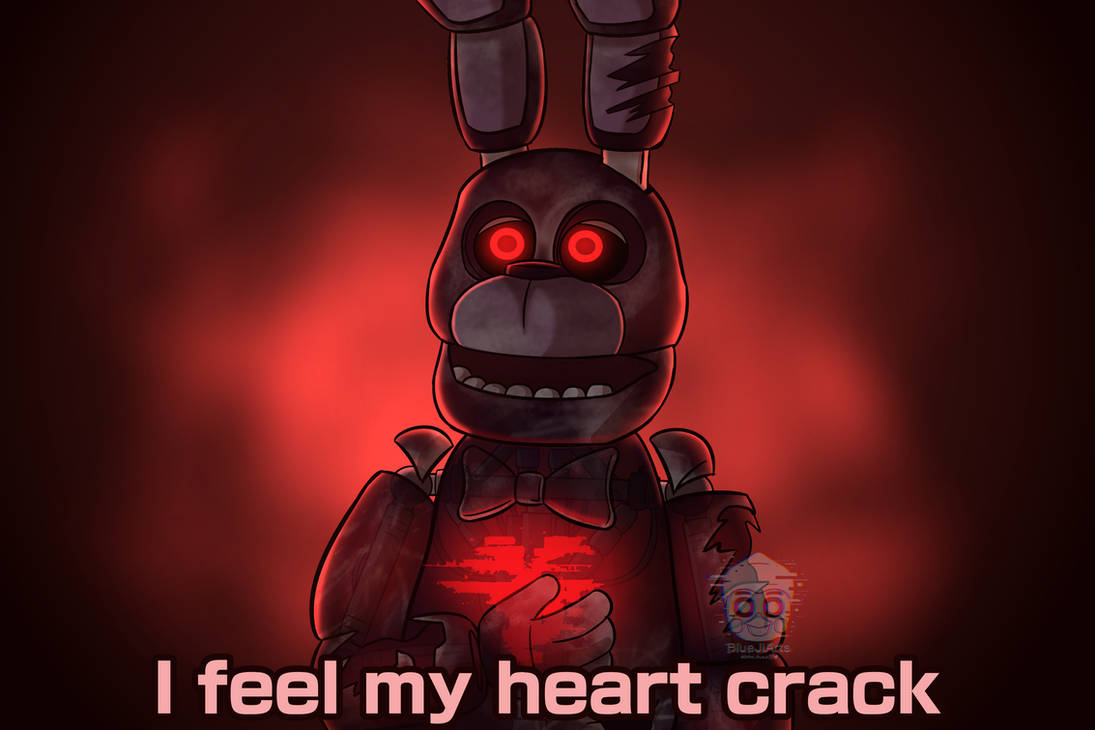 Black Heart Bonnies Heart Crack By Bluejiarts On Deviantart