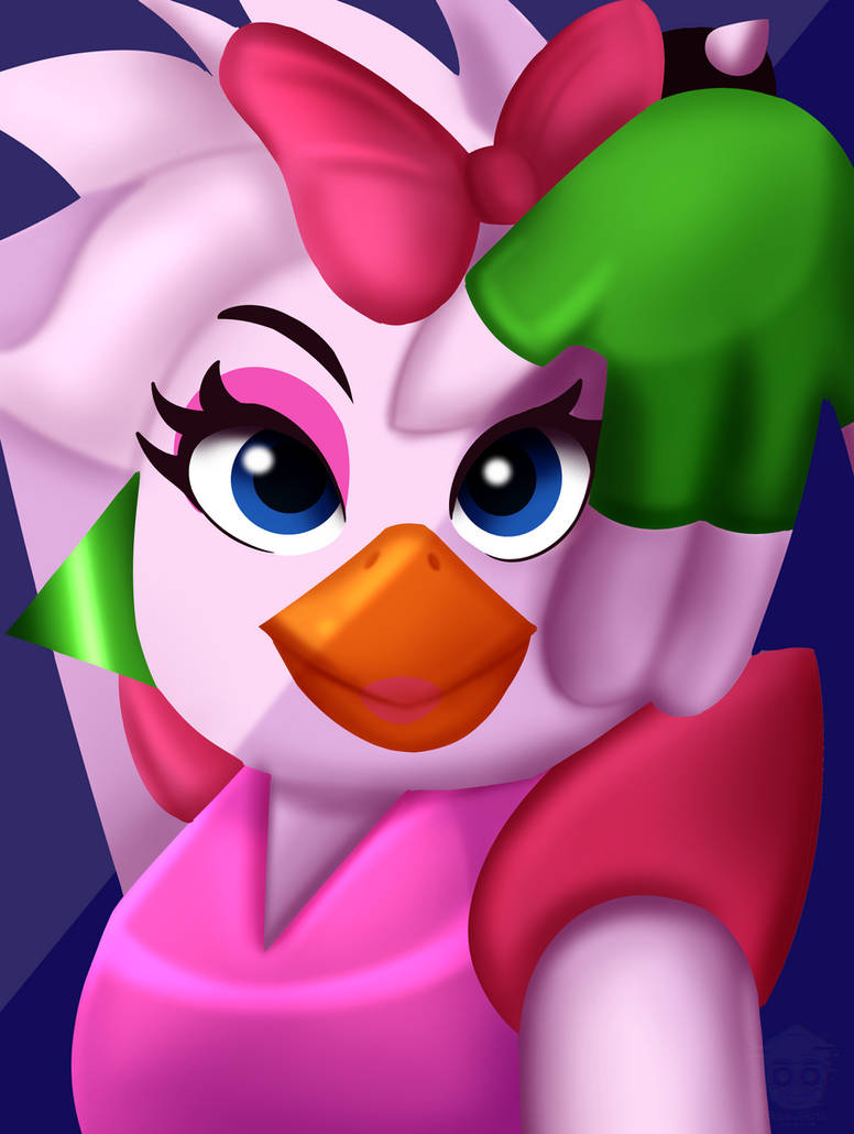 Glamrock Chica Poster By Bluejiarts On Deviantart
