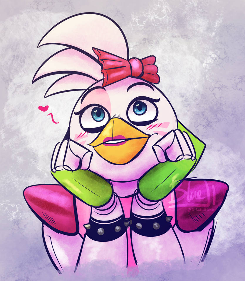 Stylized Glamrock Chica portrait by BlueJiArts on DeviantArt Stylized Glamrock Chica portrait by BlueJiArts on DeviantArt