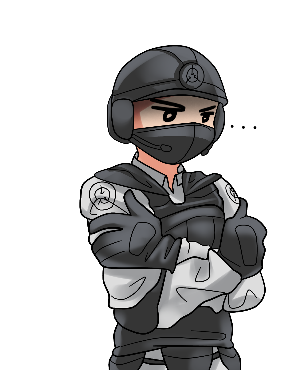 Scp Guard Cute Art By Yellowhmoana On Deviantart