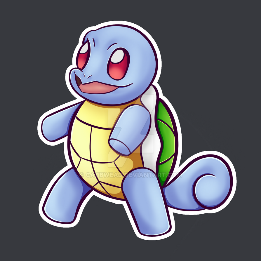 Pokemon 007 Shiny Squirtle By Catbwead On Deviantart