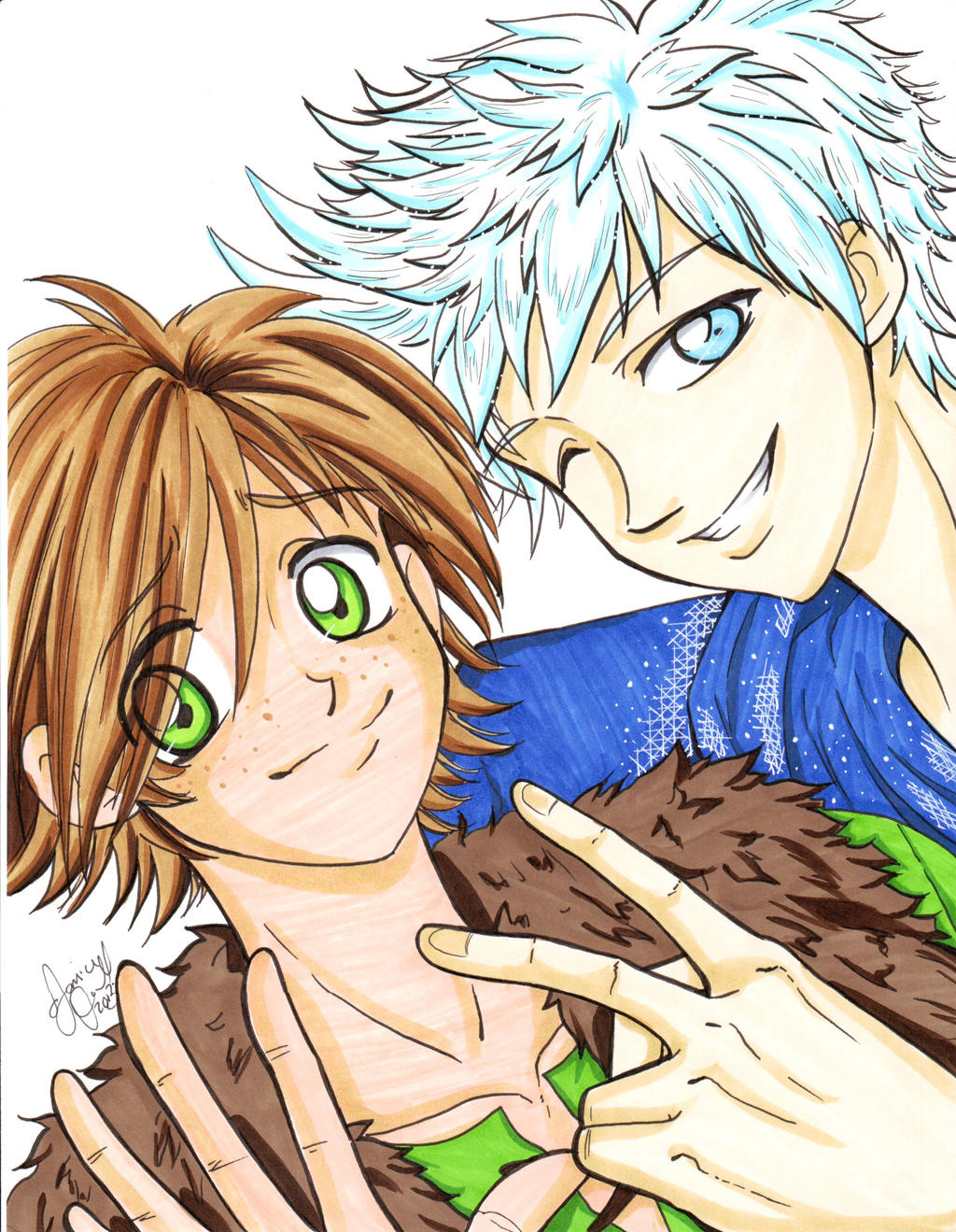 Jack Frost And Hiccup By Animejanice On Deviantart
