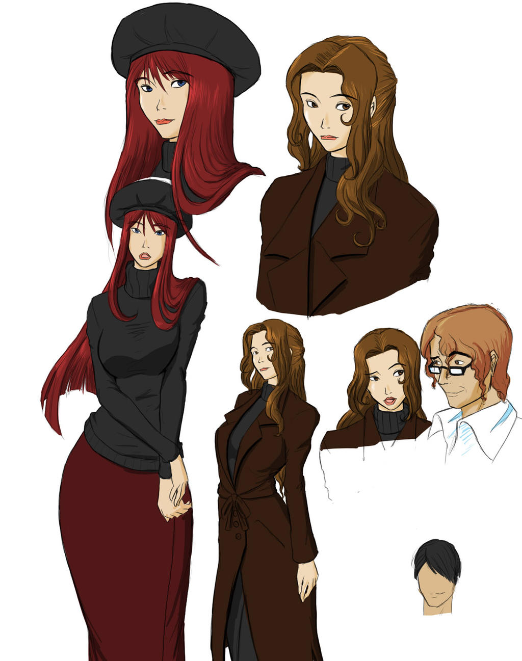 Oc Main Female Characters By Bonjman On Deviantart