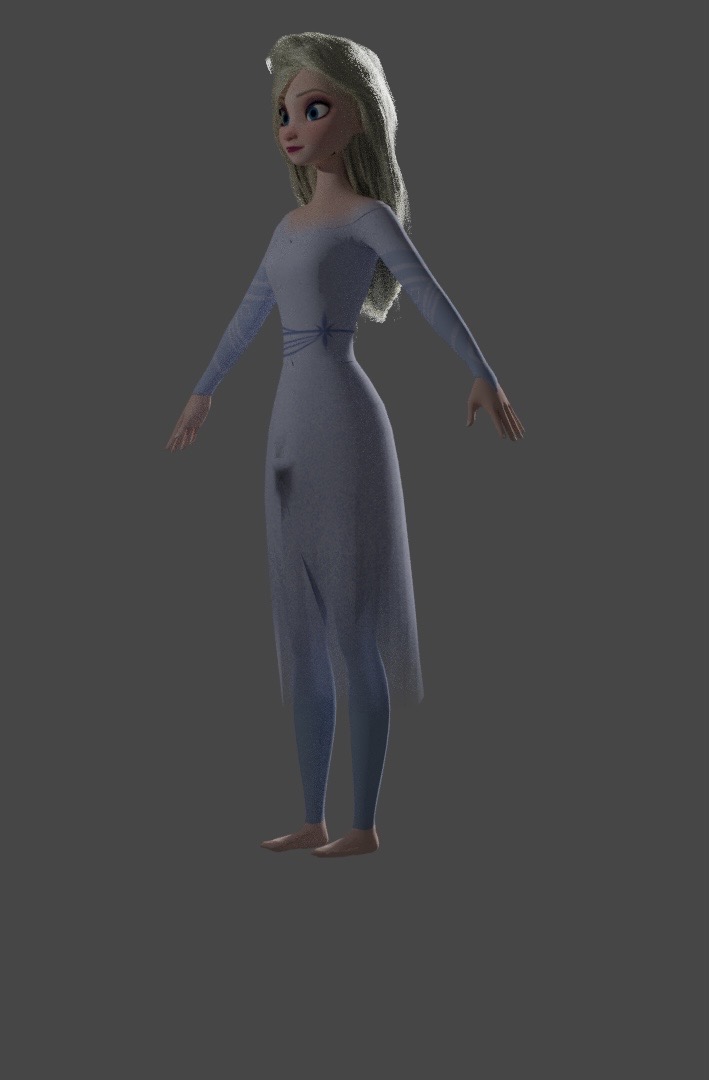 Dark Sea Elsa Hair Wip By Aminetjeew On Deviantart