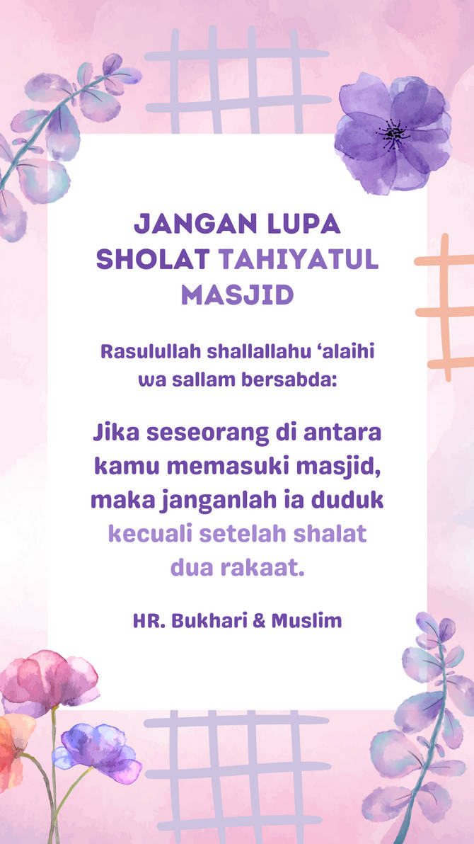 Jangan Lupa Sholat Tahiyatul Masjid by elsakio on DeviantArt Jangan Lupa Sholat Tahiyatul Masjid by elsakio on DeviantArt