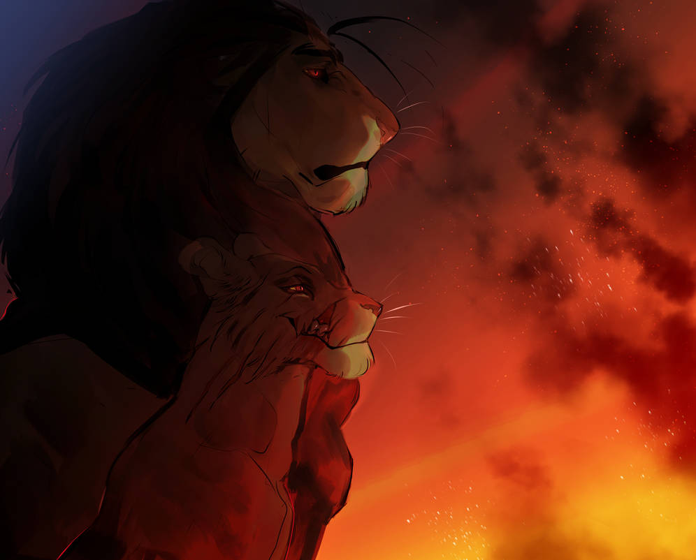 Kion And Zira By Kapusha Blr On Deviantart